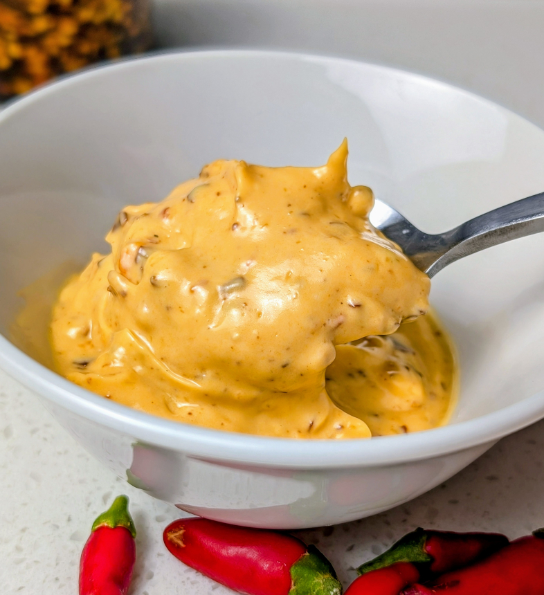 Quick Chili Crisp Mayo Dip