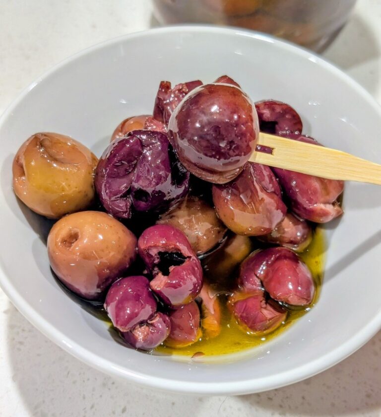 Rustic Bashed Olives: Grandad's Olive Recipe
