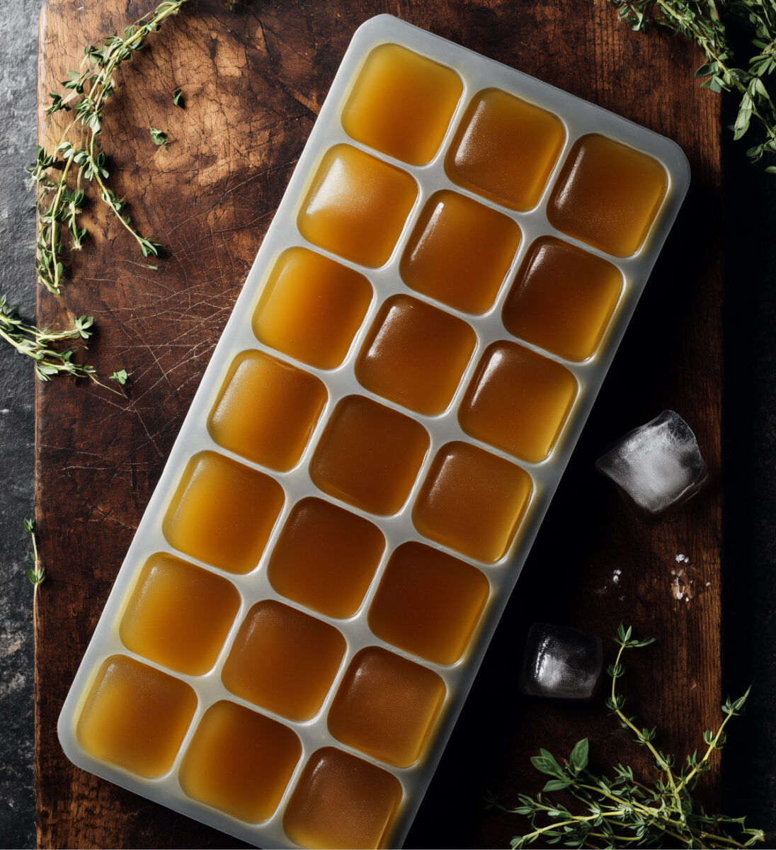 Easy Freezer Tray Chicken Stock Pots (Better Than Knorr!)